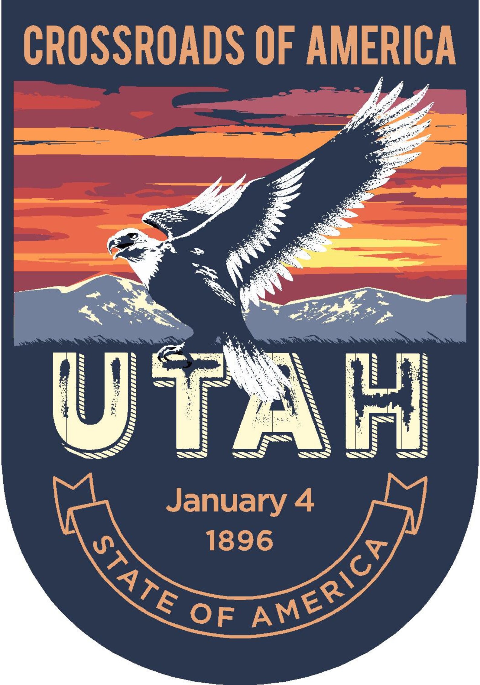 State Animal Utah Night Sticker - Etsy