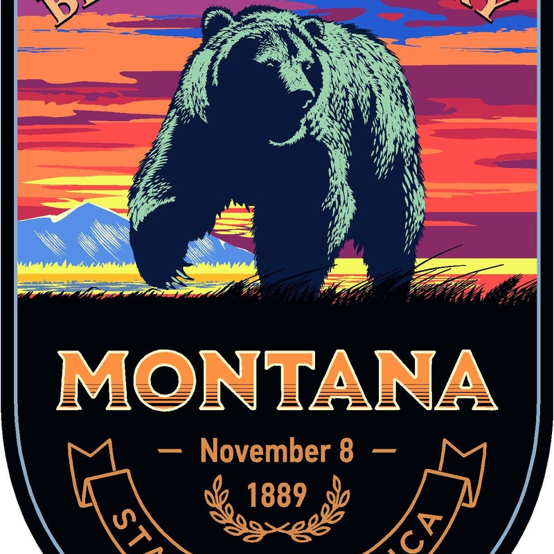 Montana Sticker - Etsy