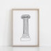 Ancient Greek Ionic Column Print Download, Printable Architecture Line ...
