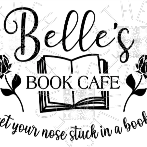 Belle Book Svg - Etsy