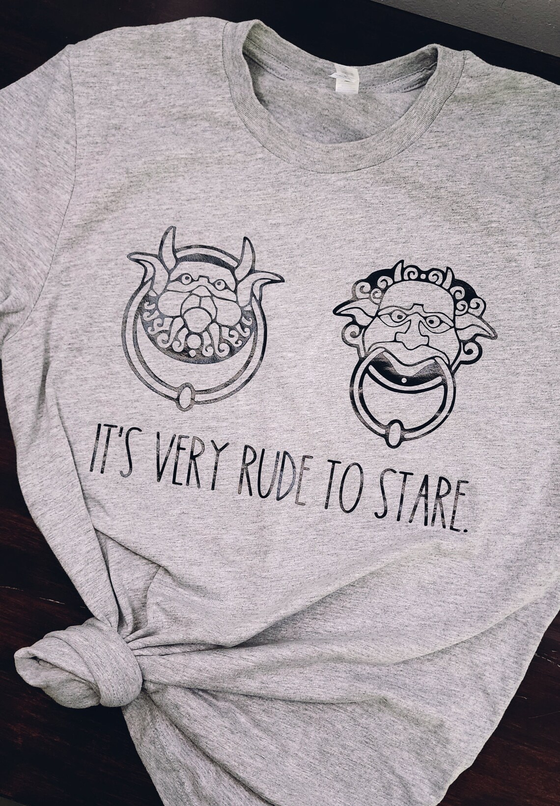 It's Very Rude to Stare Labyrinth Funny Door Knocker T-shirt - Etsy
