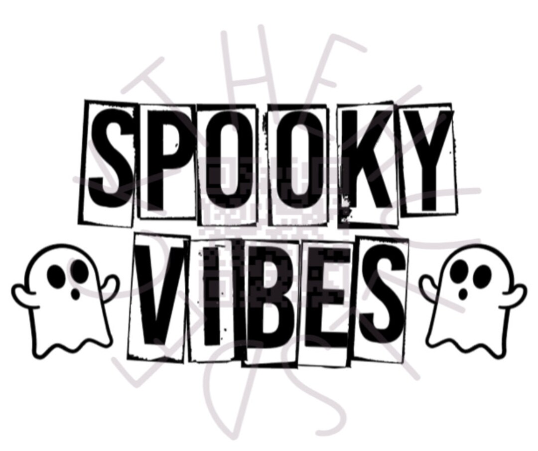 Spooky Vibes PNG SVG Digital Download - Etsy