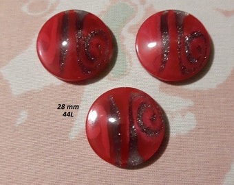 Red Coat Buttons | Etsy