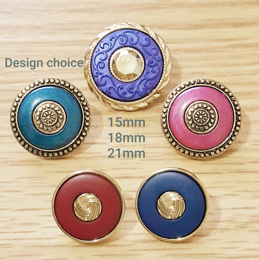 Vintage Gold Rosette Buttons-design CHOICE Quality 15/18/21 Mm - Etsy