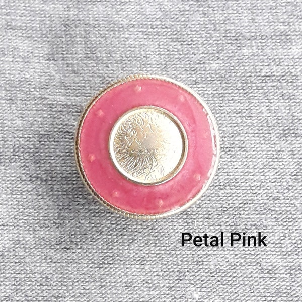 Metal Enamel Buttons - Etsy