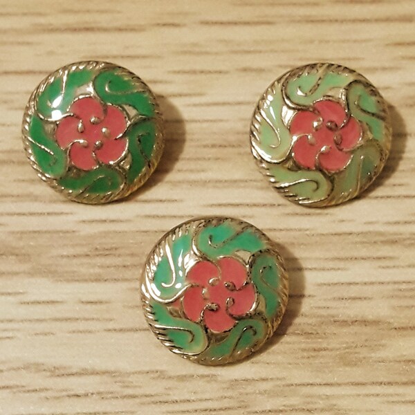 Pretty Pink Buttons - Etsy