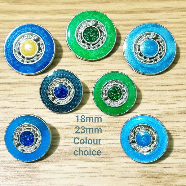 Green Buttons - Etsy