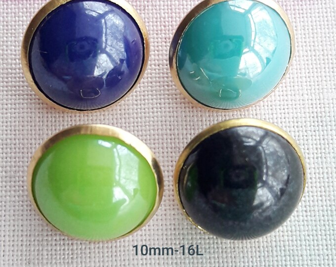 Lot 75 Antique Black Glass Gold Luster Outline Antique Buttons - Etsy