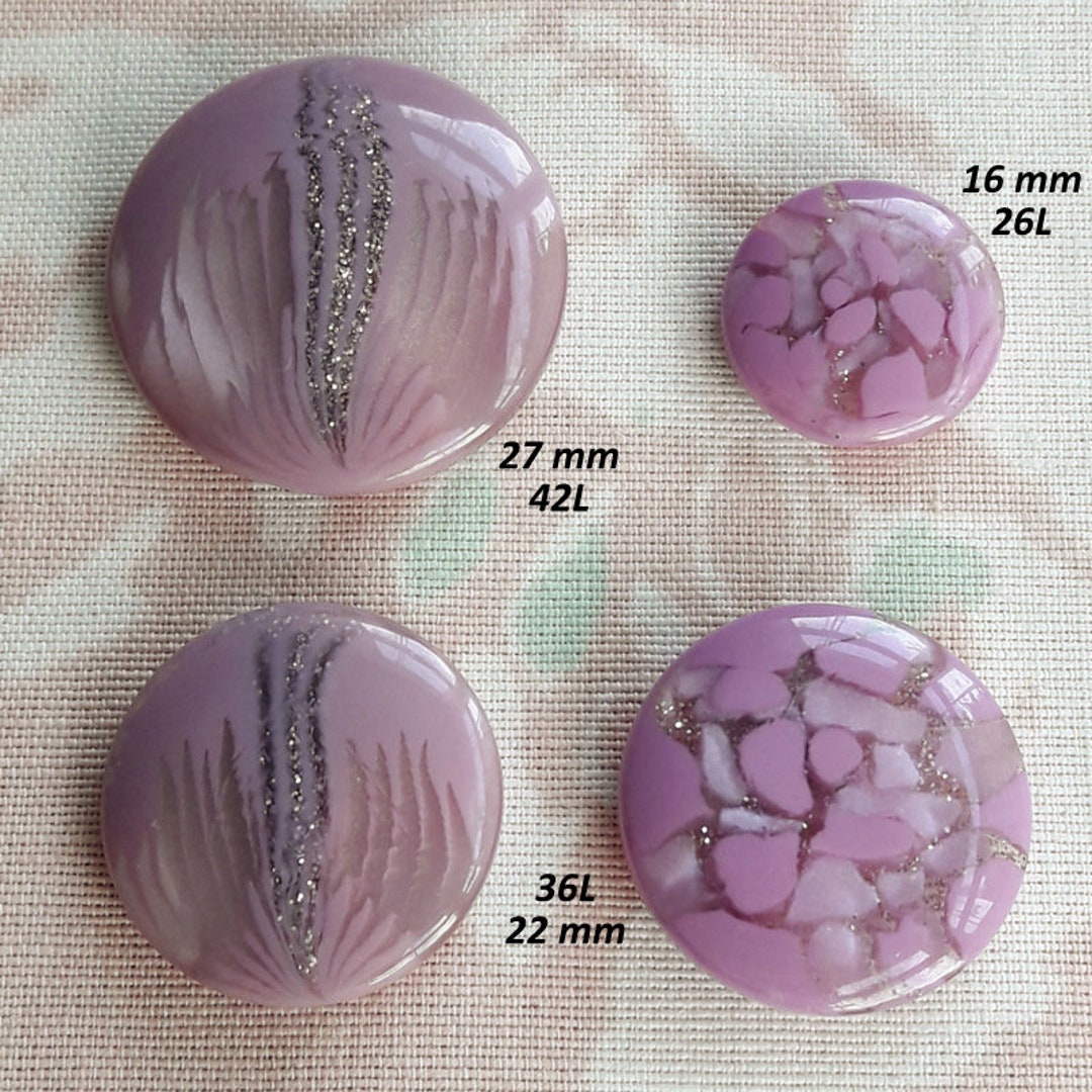 Marble Effect Lilac Buttons-design CHOICE 16-22-27 Mm/26-36-42l LILAC ...