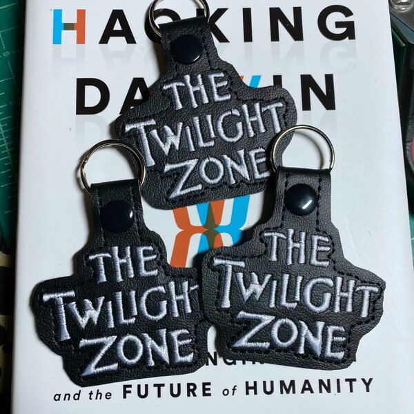 Embroidered Keychain - Etsy