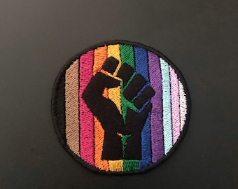 Iron on Black Power Patch - Etsy