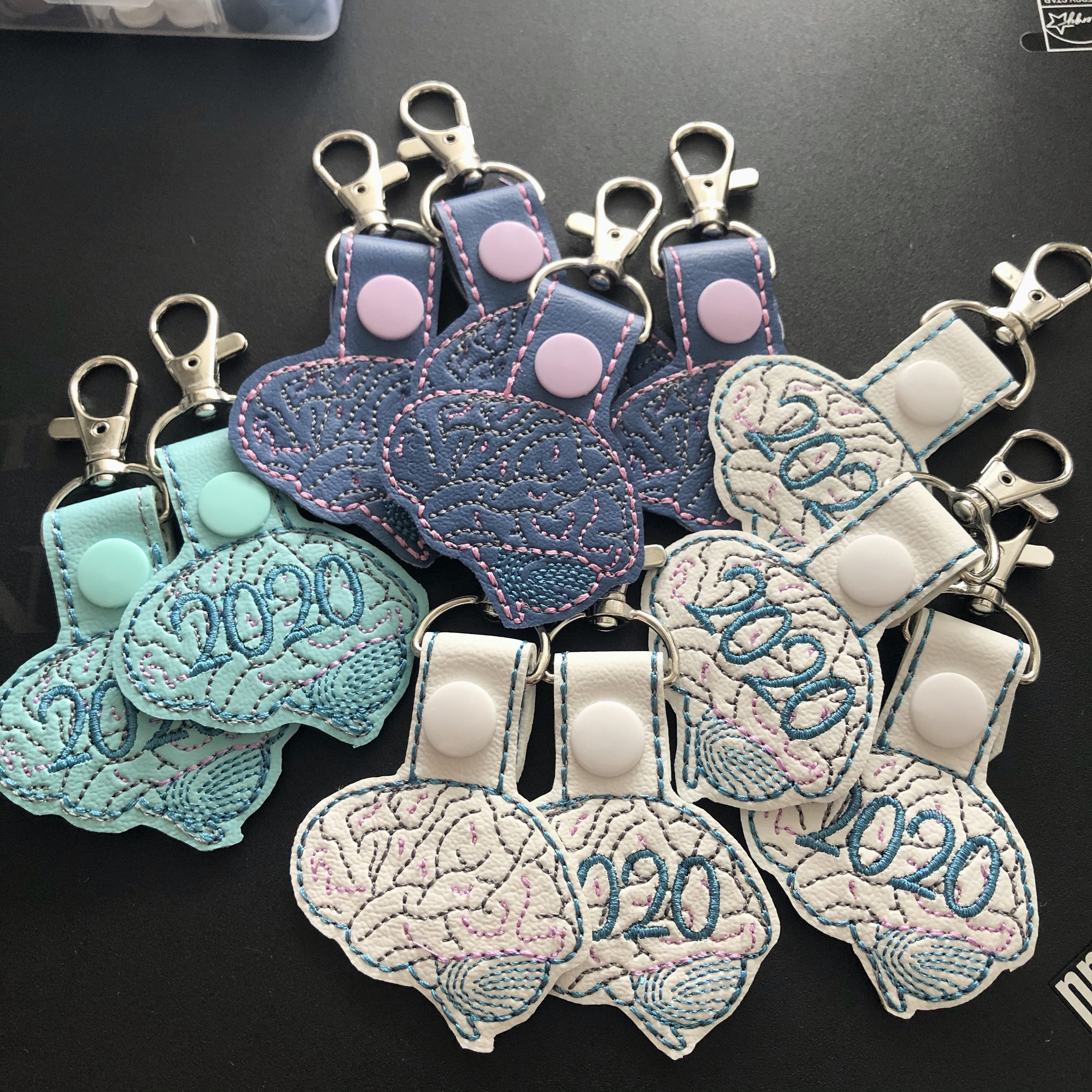 Brain keychain science key chain teacher gift student gift | Etsy