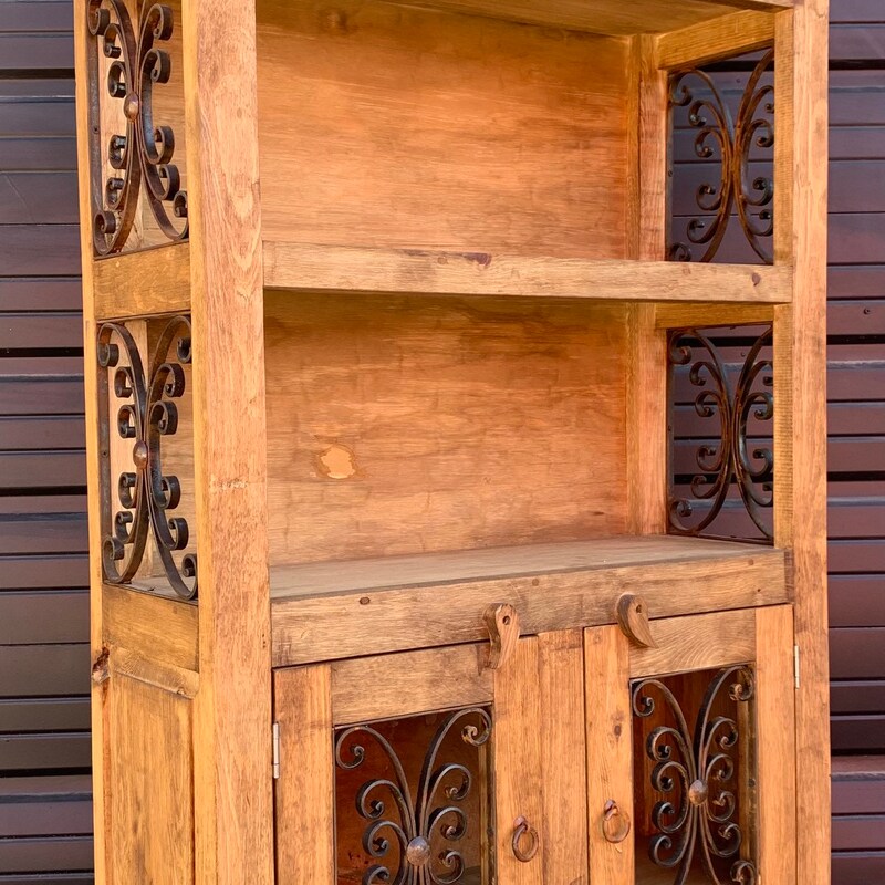 Rustic Bookcase - Etsy