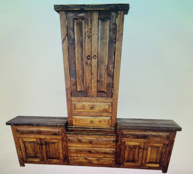 The Rustic Tower Vanity - Etsy