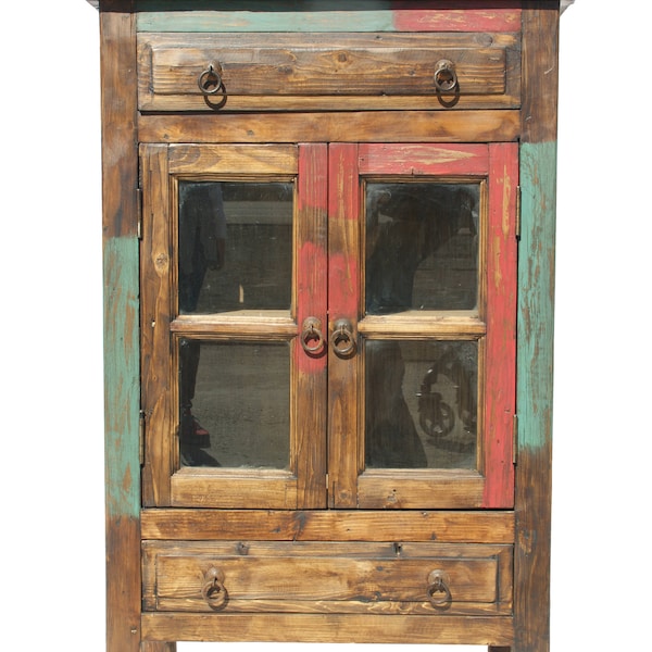 Rustic Cabinet - Etsy