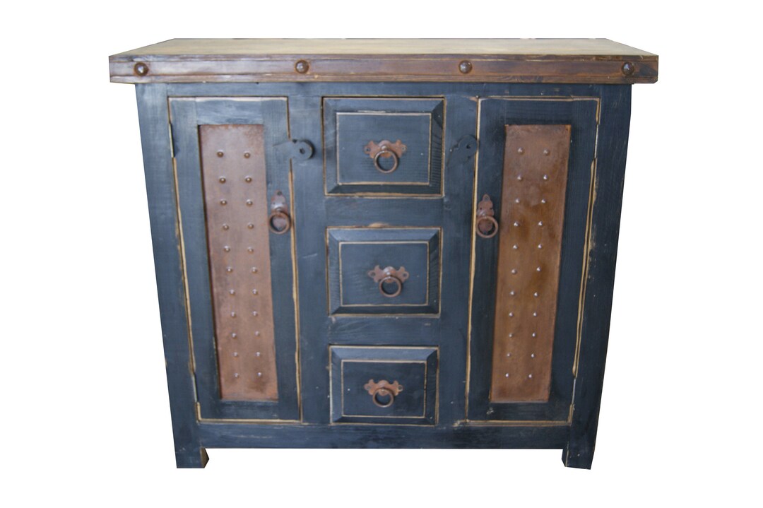 Rustic Vanity Black Wash - Etsy