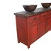 Rustic Red Bathroom Vanity - Etsy