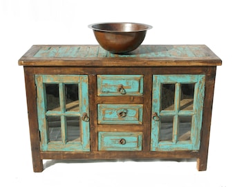 Rustic Bathroom Vanity - Etsy