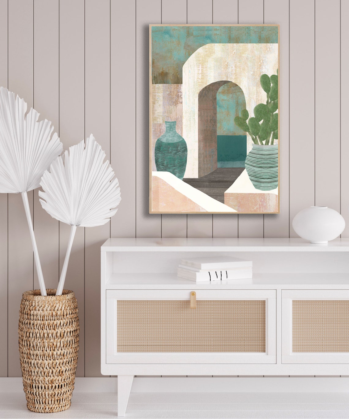 Mediterranean Archway Painting / Sun-baked Building With - Etsy UK