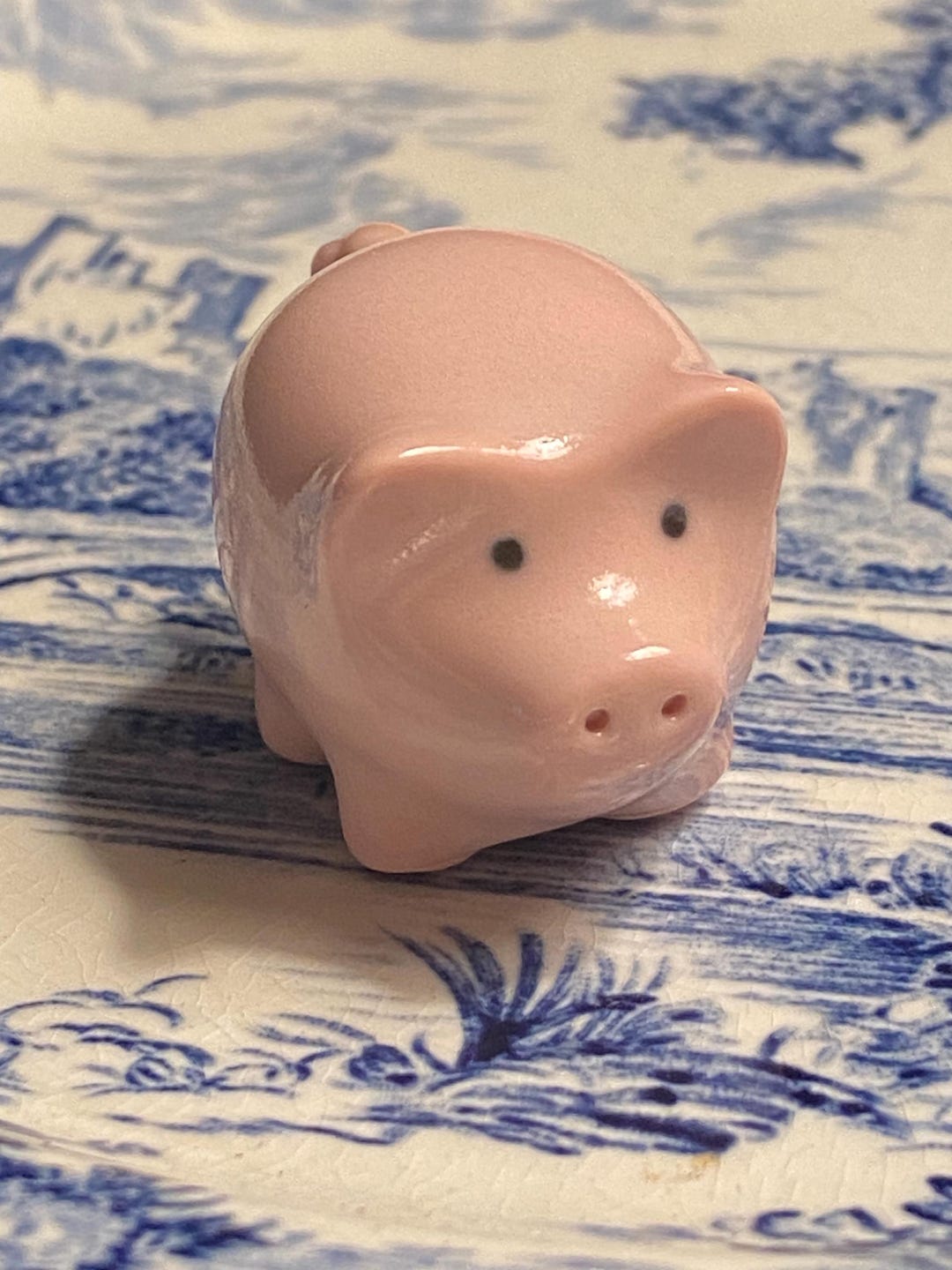 Mini Pink Piggy Figurine - Etsy