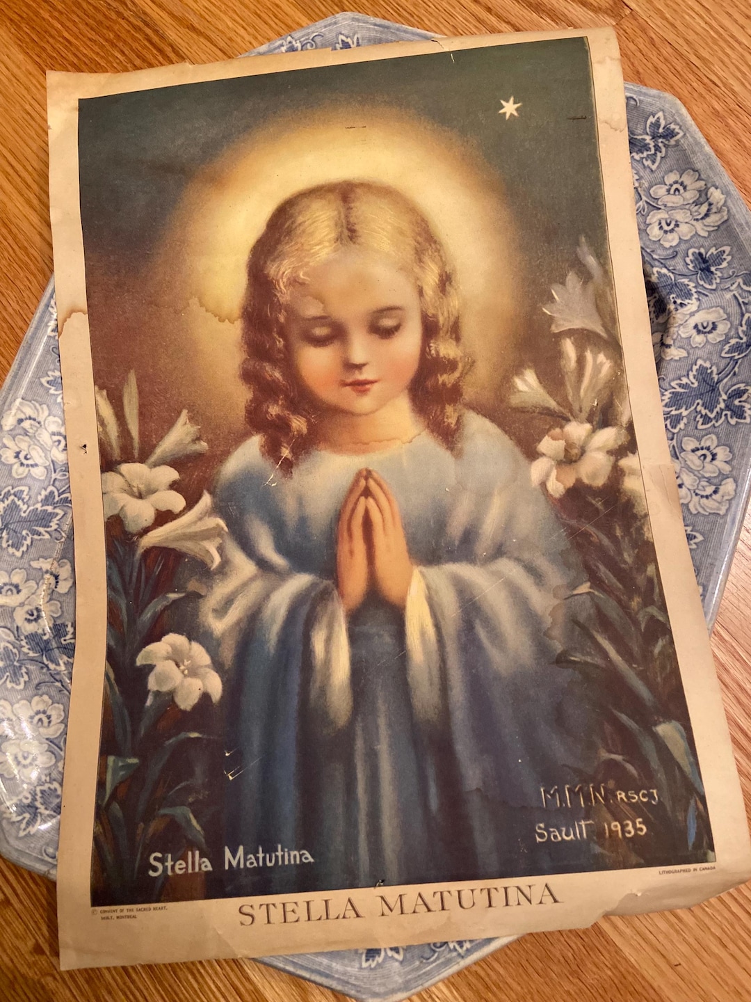 1935 Morning Star Litho, Stella Matutina Convent of the Sacred Heart ...