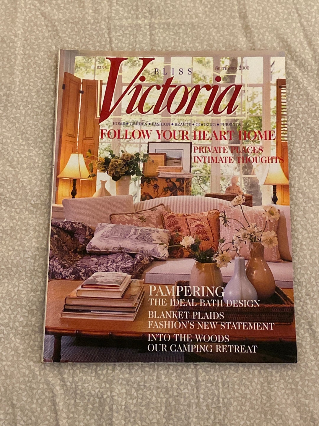 Vintage Victoria Magazine September 2000 - Bliss Victoria - Follow Your ...