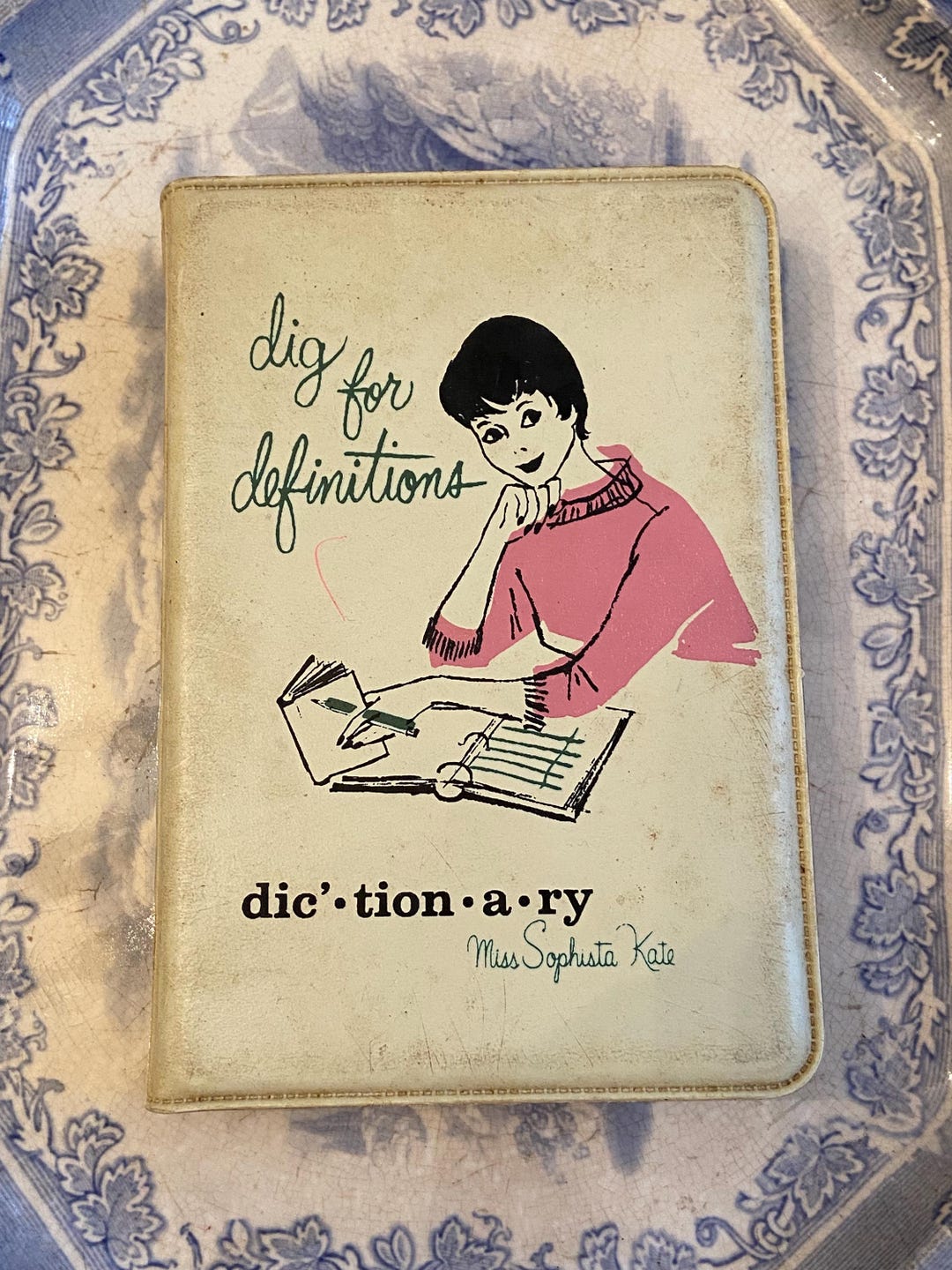 Vintage 1959 Dictionary Dig for Definitions Hardcover Padded Little ...