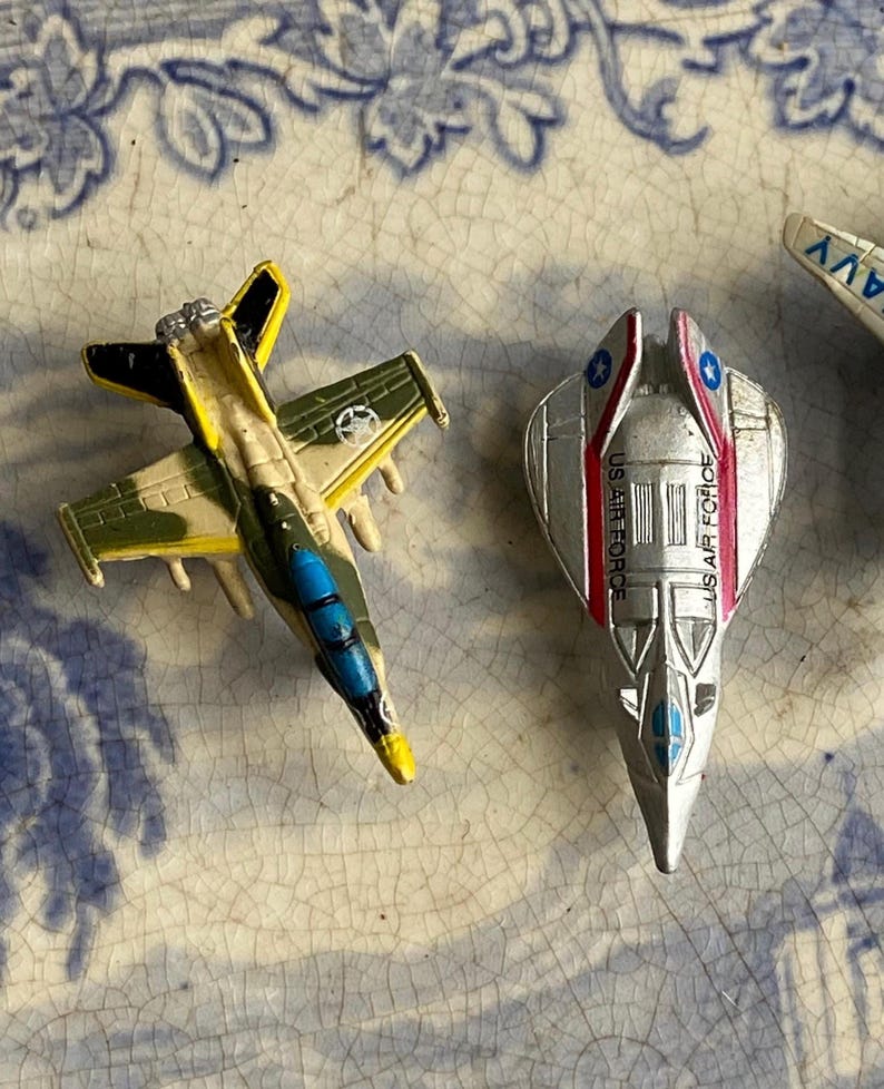Vintage Galoob Micro Mini Military Jets, Your Choice of Die Cast ...