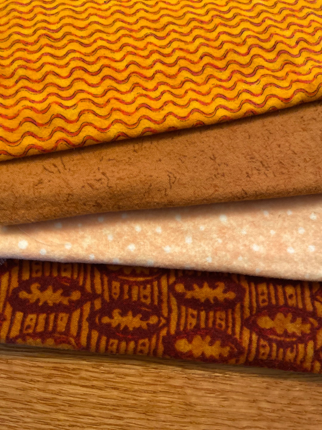 Earth Tones Flannel Pieces for Quilting and Crafting - Etsy Canada