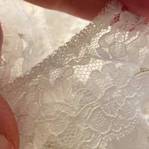 Bright White Lace Trim 7 Yarfs of 2 Inch Lace - Etsy