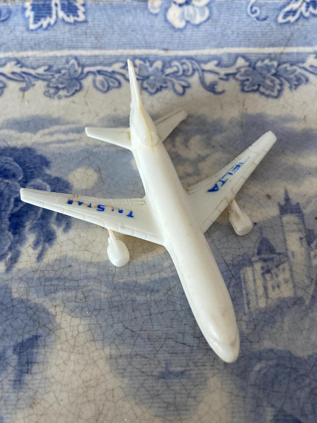 Vtg Delta Tristar Plastic Airplane Promotional Souvenir - Etsy