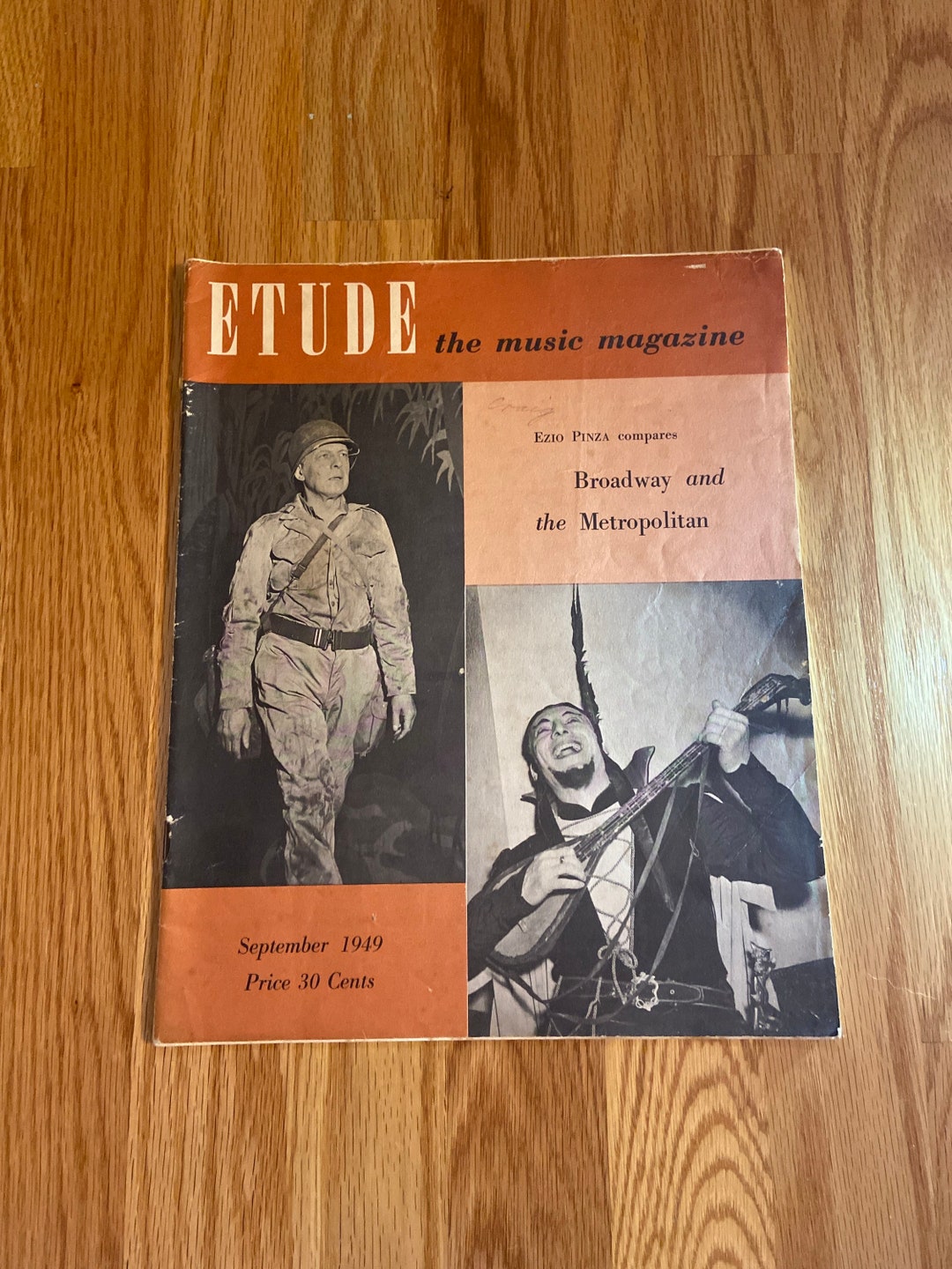 Vintage Music Magazine Etude September 1949 the Music Magazine Ezio ...