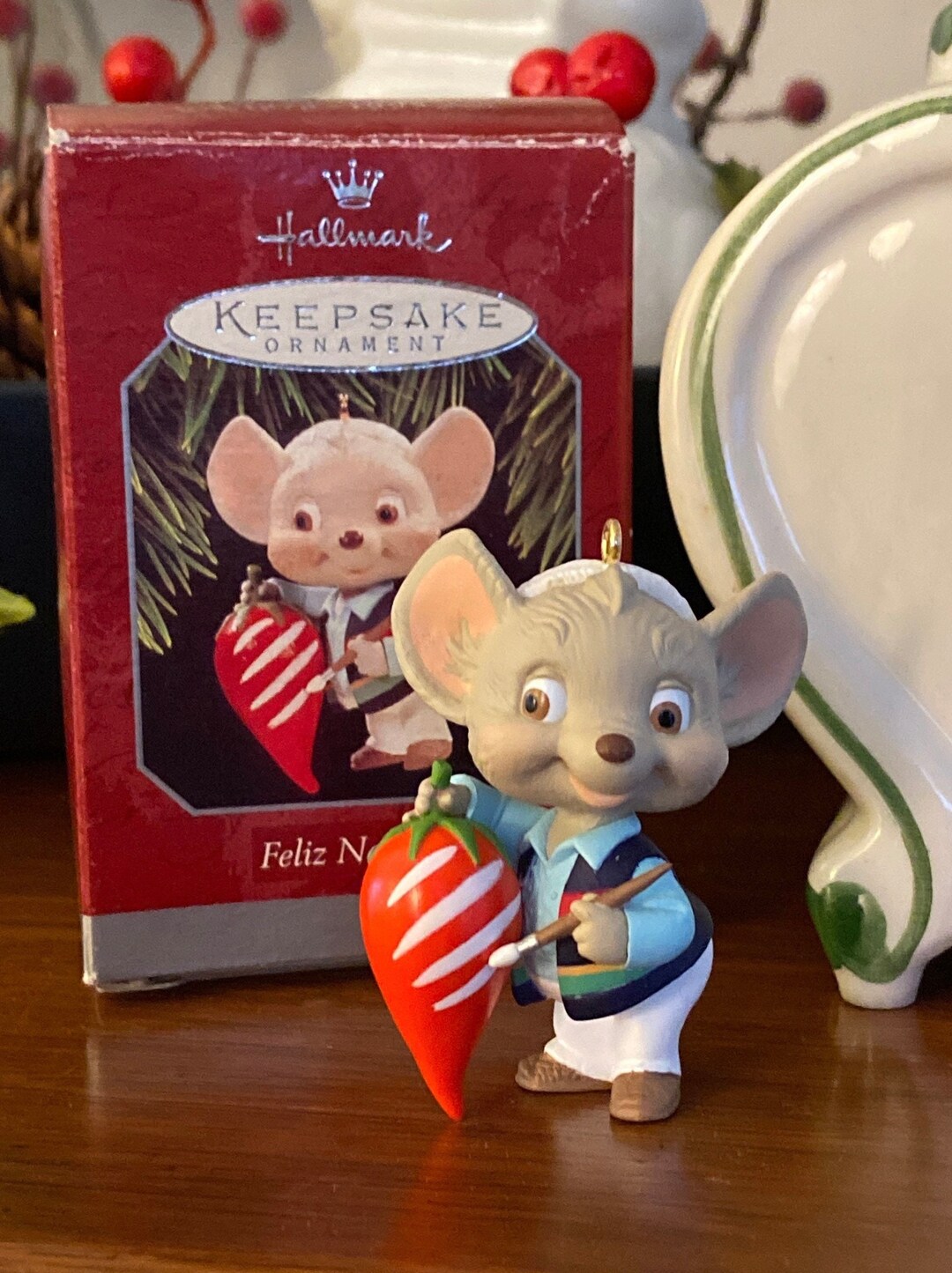Hallmark Keepsake Ornament Feliz Navidad Cute Mouse and Spicy Pepper ...
