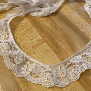 Bright White Lace Trim 7 Yarfs of 2 Inch Lace - Etsy
