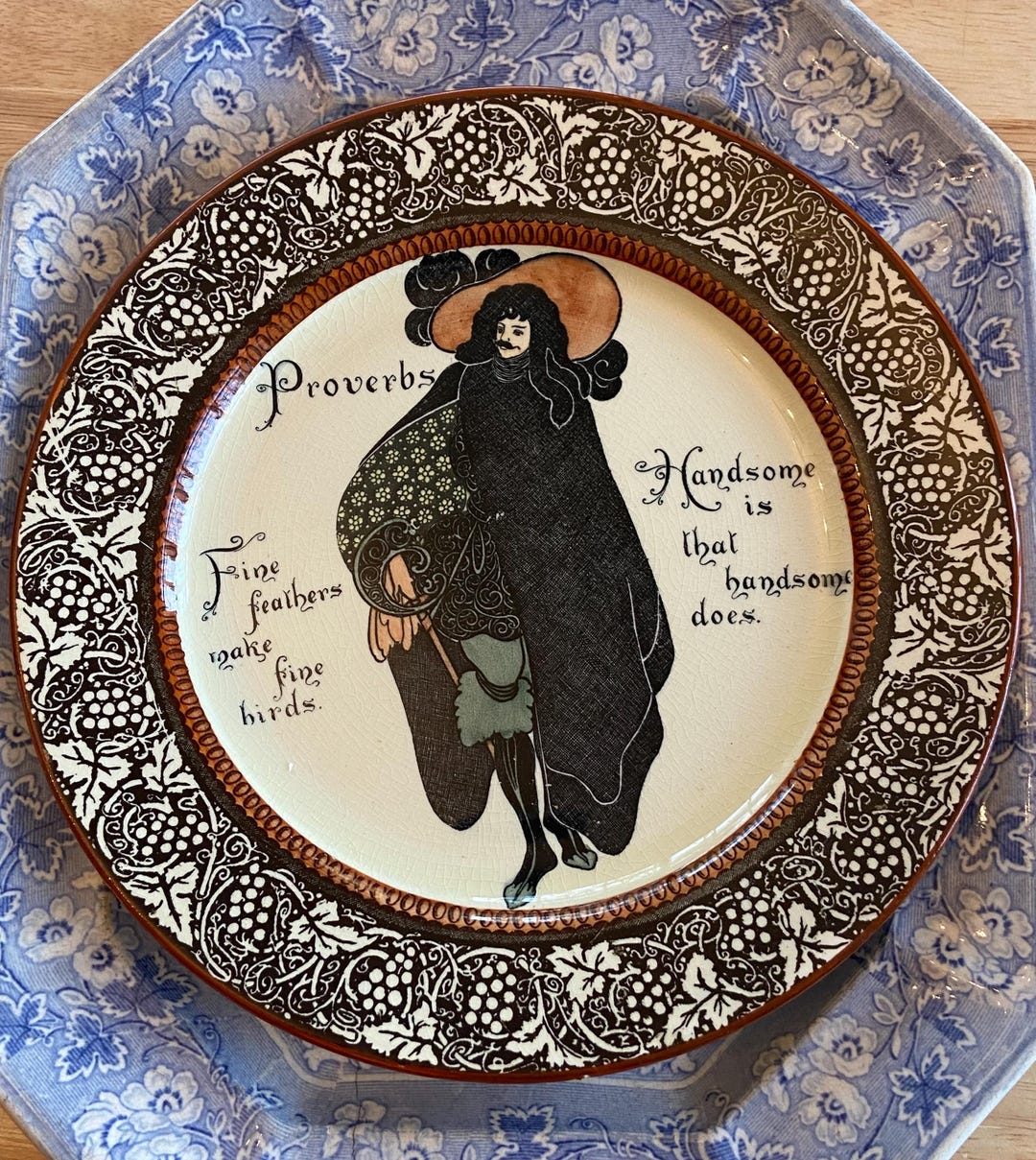Royal Doulton Seriesware Proverbs Plate D3391 10.5” Plate Made in ...