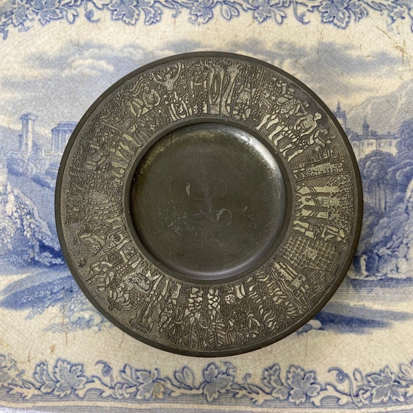 Pewter Plate - Etsy