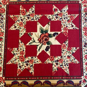 Vintage Ozark Calico Quilting Squares Fabric by Fabri-quilt Inc. - Etsy