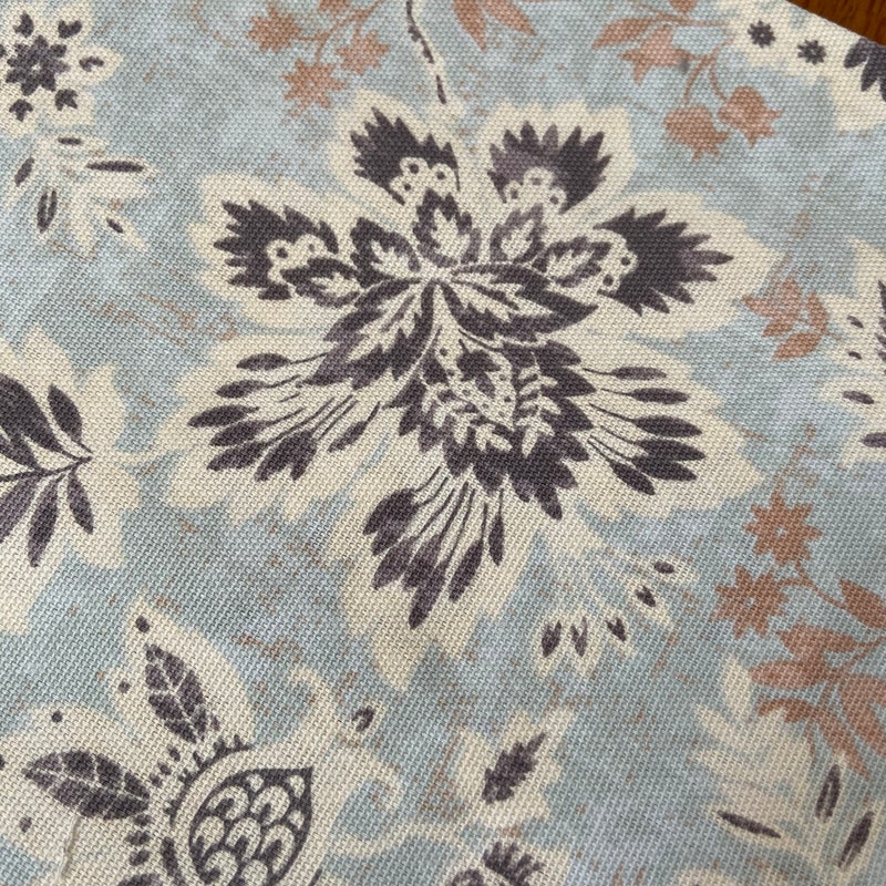 Waverly Blue Fabric - Etsy