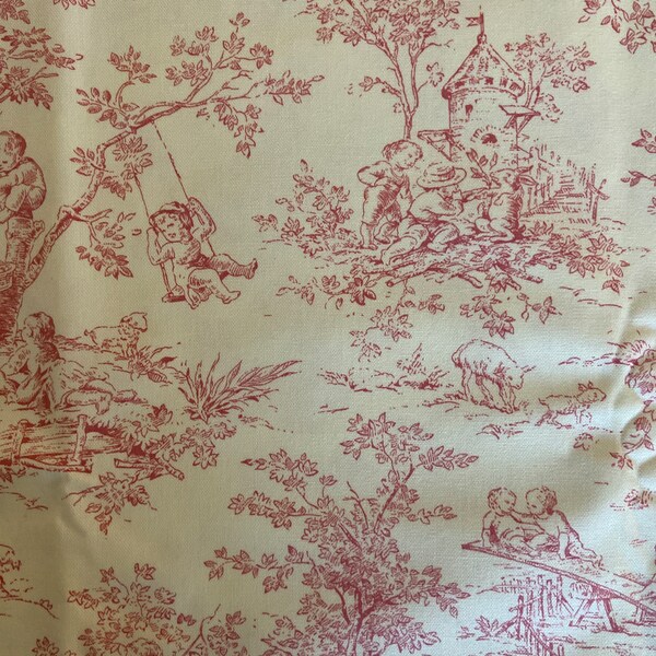 Pink Toile - Etsy