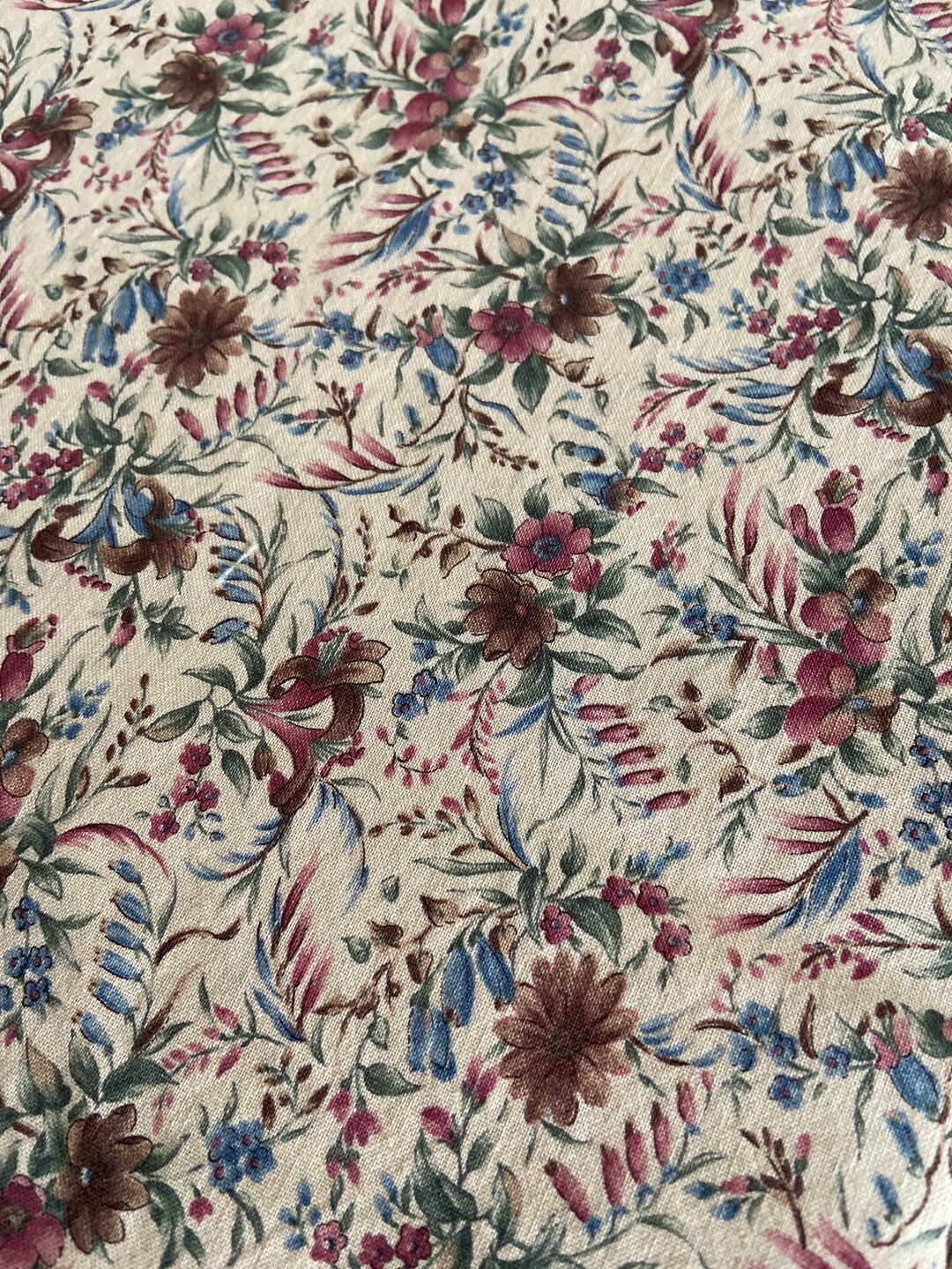 Romantic Garden Cotton Fabric - Hoffman International Fabrics “vintage ...