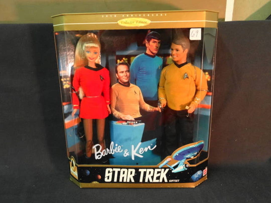 1996 Mattel Barbie and Ken Star Trek 30th Anniversary Gift Set - Etsy