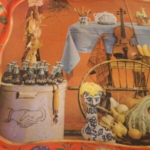 Vintage Coca-cola Fall Harvest Autumn Tray - Etsy