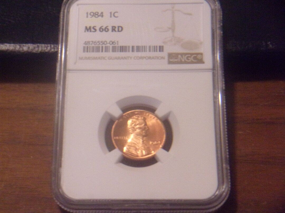 NGC 1984-P Lincoln Penny- MS66 RD - Etsy