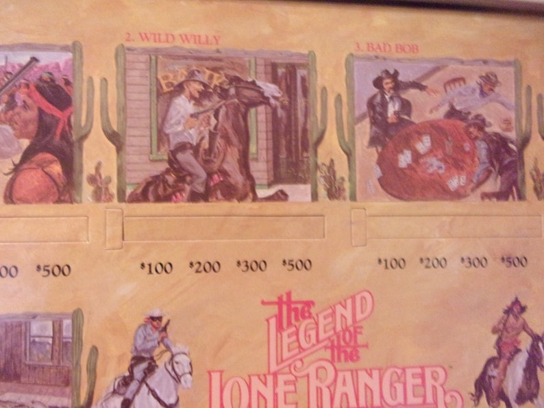 1980 the Legend of the Lone Ranger Board Game - Etsy