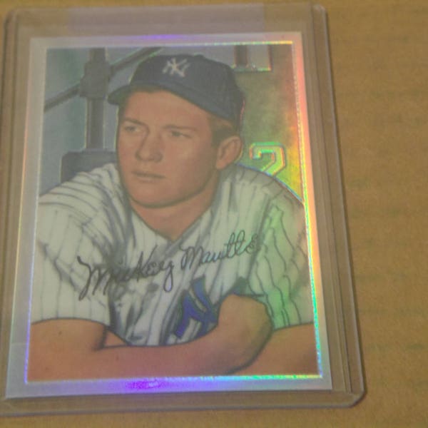 Mickey Mantle Rookie Card - Etsy