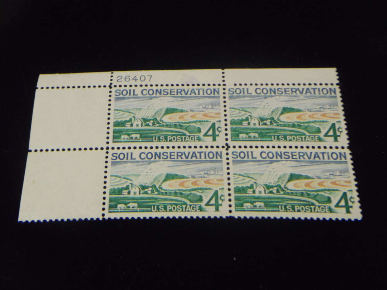 1959 Soil Conservation 4 Cent Stamp - Etsy