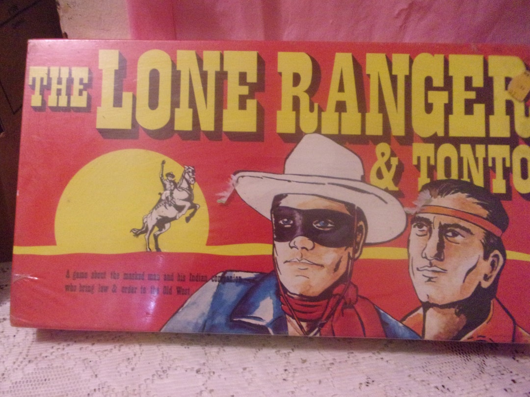 Rare Vintage 1978 the Lone Ranger & Tonto Board Game Warren -factory ...