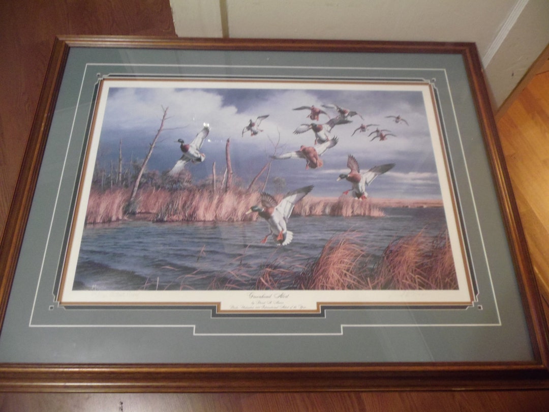 Greenhead Alert/ David A Maass Print 327/530 and Hand Signed - Etsy