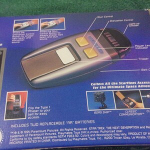 NEW 1994 Star Trek the Next Generation Type 1 Phaser by Playmates - Etsy