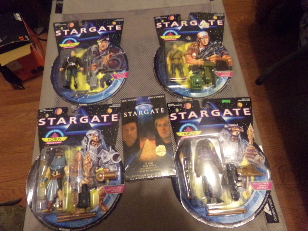 Vintage Set of 4 1994 Stargate Action Figures Sealed VHS Tape - Etsy